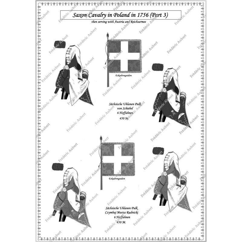 Saxony - Full Army - Uniforms and Flags 1756-1762