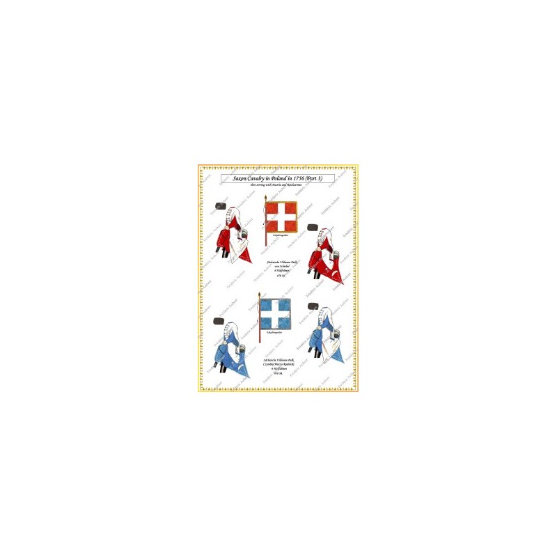 Saxony - Army in 1756 - Uniforms and Flags