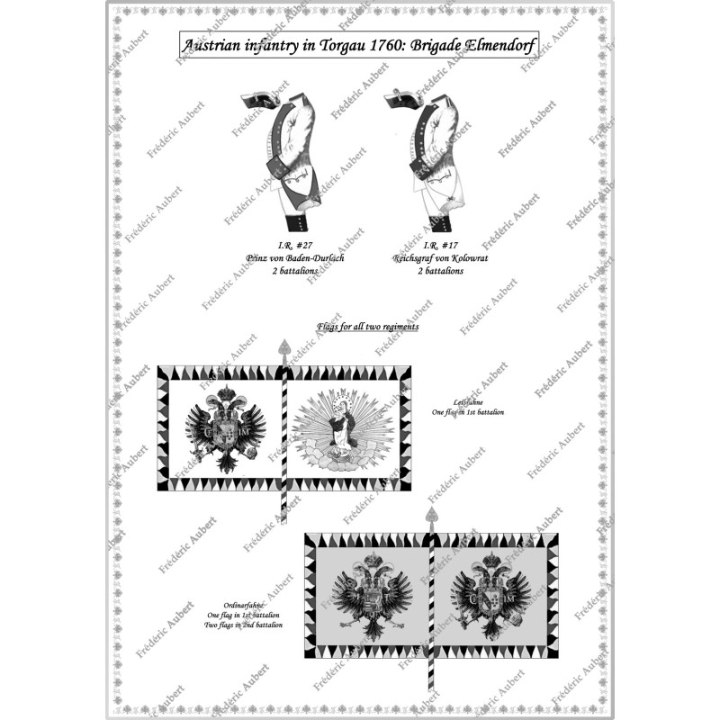 Torgau - Austrian & Saxon Army: Uniforms and Flags