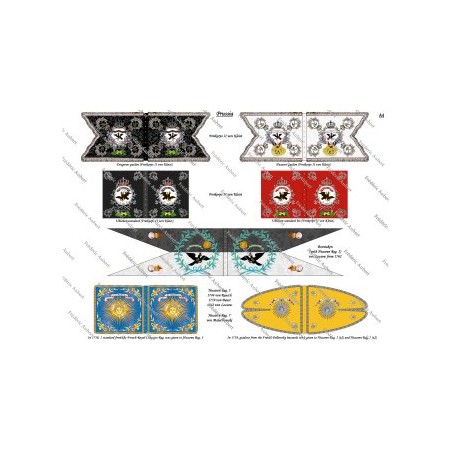 Prussian Army: Flags to Print (32 plates)