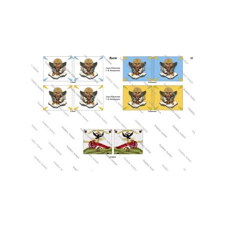Russian Army: Flags to Print (25 plates)