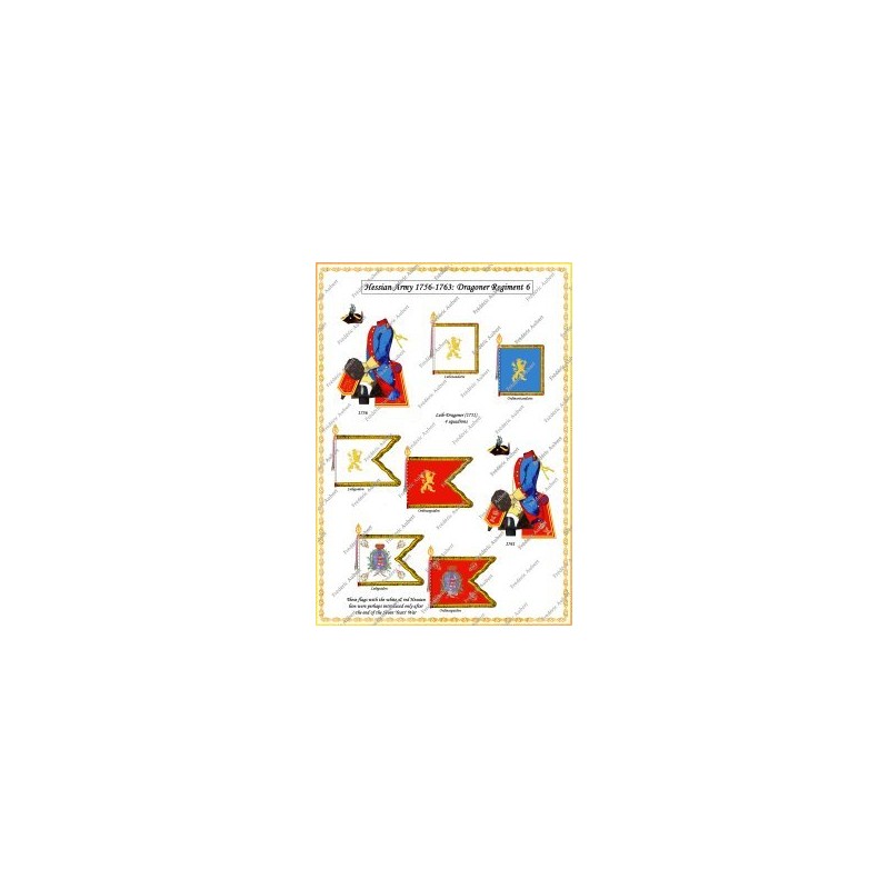 Hessen-Kassel Army - Uniforms & Flags 1756-1763