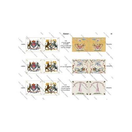 Hanoverian Army: Flags to Print (17 plates)